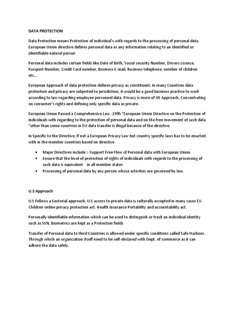 Understanding Data Protection Laws | PDF