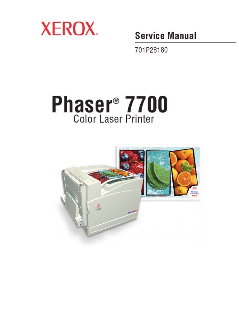 Phaser 7700 Service Manual | PDF