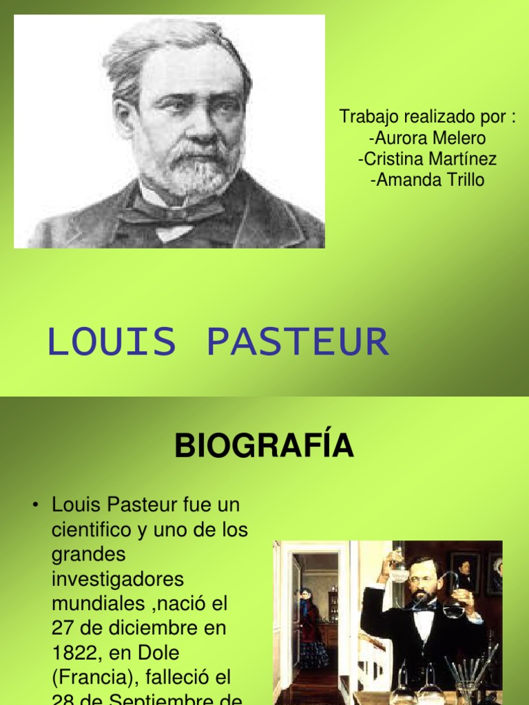 Trabajo Louis Pasteur