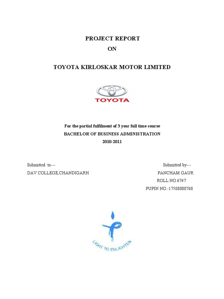 Toyota Training Project | PDF | Toyota | Marketing