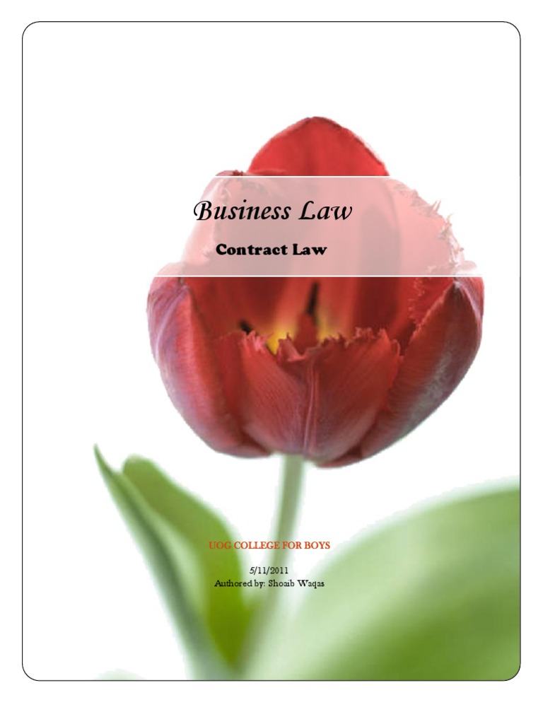 Contract Law | PDF | Consideration | Consent