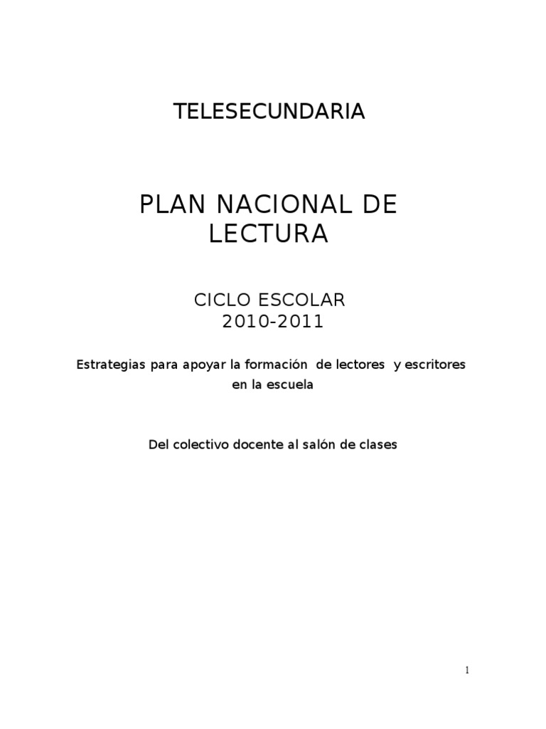 Taller de Formacion de Lectores y Escritores | PDF