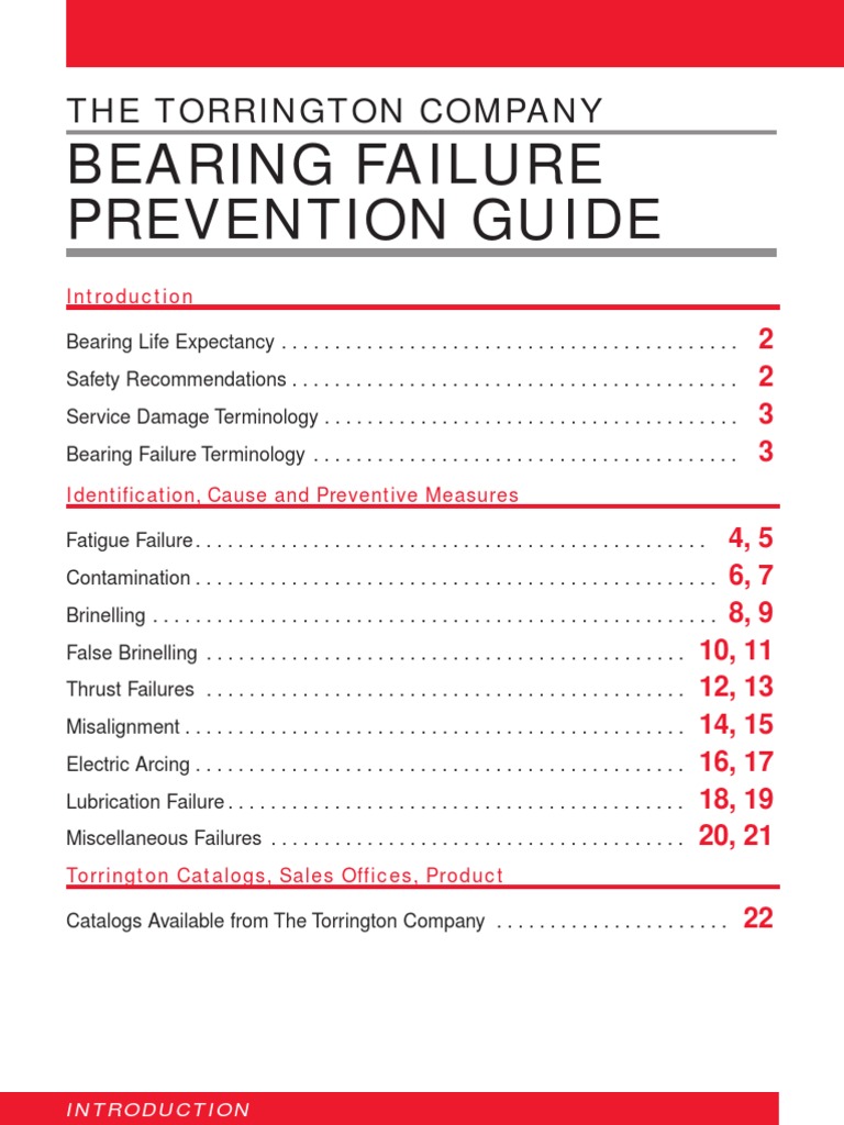 Bearing Failure | PDF | Bearing (Mechanical) | Wear