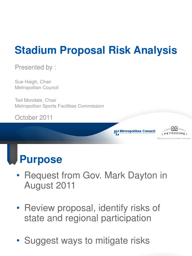 Stadium Risk Analysis Presentation | PDF | Environmental Remediation ...