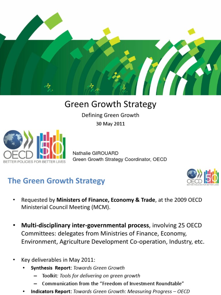 Green Growth Strategy | PDF | Economic Growth | Sustainable Development