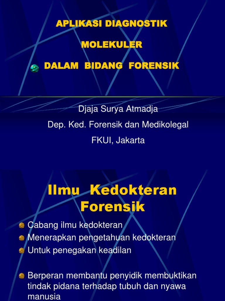 DNA Forensik | PDF