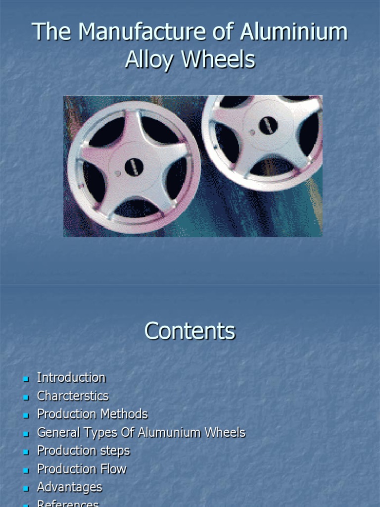 Aluminum Alloy Wheel Manufacturing Process | PDF | Applied And ...