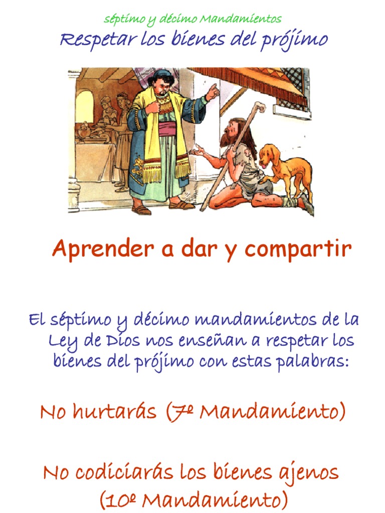 Séptimo y Décimo Mandamiento | PDF | Judas Iscariote | Jesús