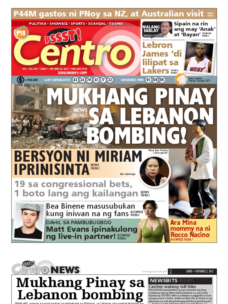 PSSST Oct 22 2012 Issue | PDF
