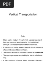 Vertical Transportation System | PDF | Escalator | Stairs