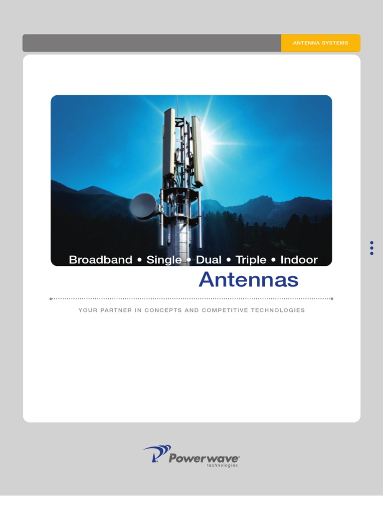 Allgon Powerwave Antennas 2005 Ver1.04 | PDF | Antenna (Radio ...