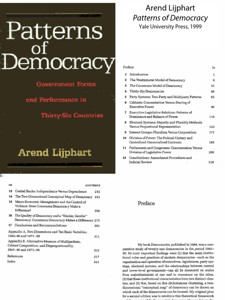 Patterns of Democracy Arend Lijphart | PDF | Labour Party (Uk ...