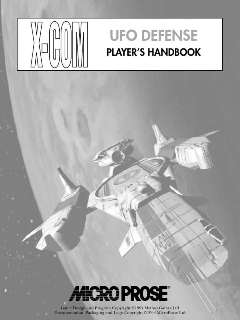 XCom UFO Defense Manual | PDF