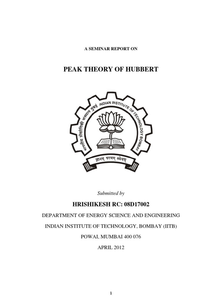 Hubbert's Peak Theory | Peak Oil | Petroleum