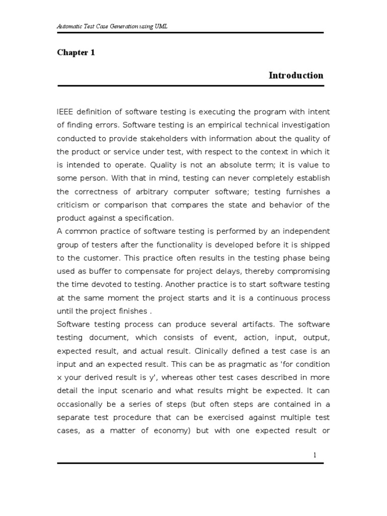 Test Case Generation Download Free Pdf Use Case Unified Modeling