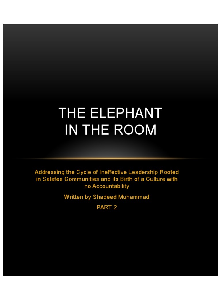 The Elephant in The Room Part 2 | PDF | Muhammad | Sahabah