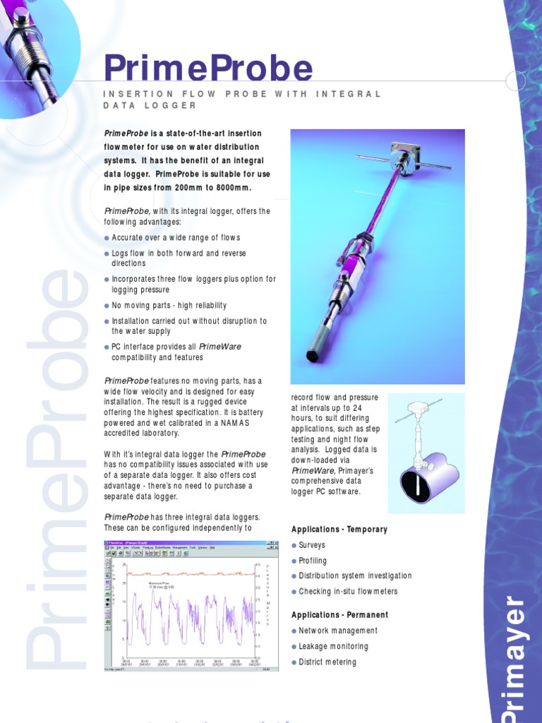 P Probe | PDF | Flow Measurement | Manufactured Goods
