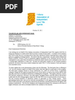 NJAILTA Vetting Letter | PDF | Title Insurance | Insurance