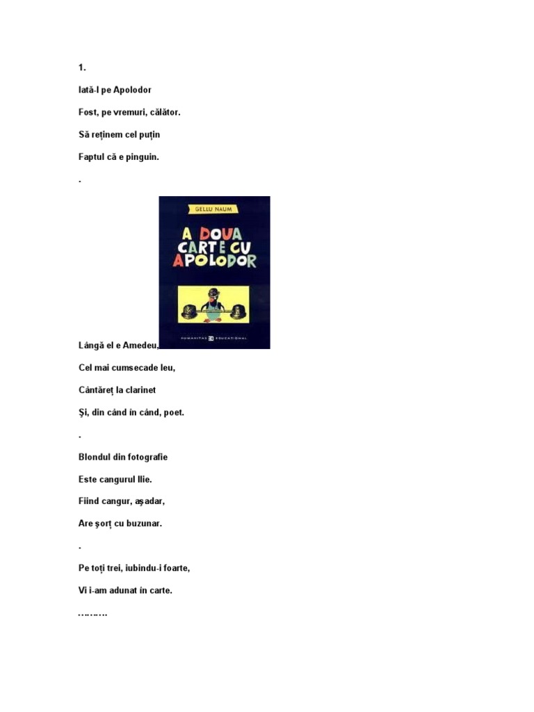 A Doua Carte Cu Apolodor | PDF