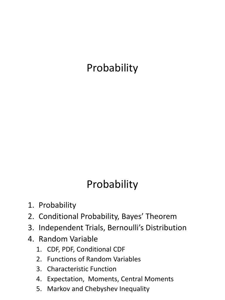 Random Variable - Transformations | PDF | Probability Density Function ...