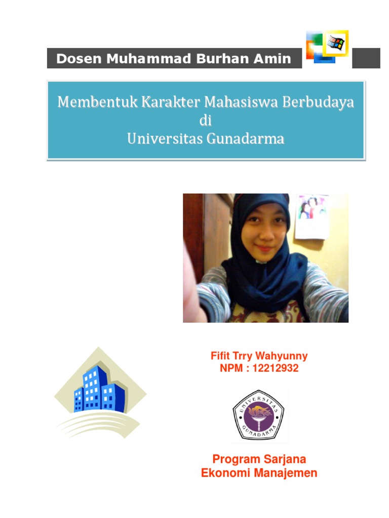 Makalah 2 - MEMBENTUK KARAKTER MAHASISWA BERBUDAYA DI UNIVERSITAS ...