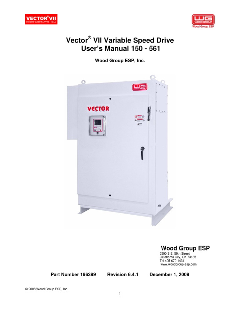 Vector VII User Manual 6 4 1 - 150KVA To 561KVA - December 1, 2009 ...