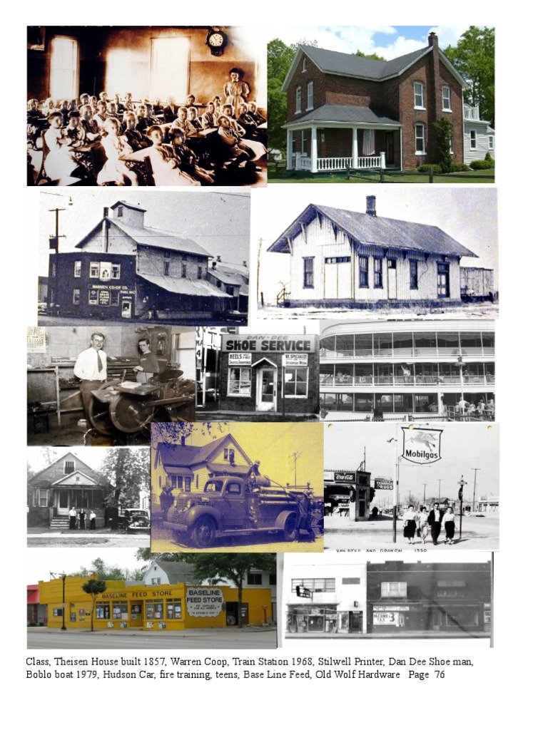 Warren Mi History Part Four Pages 76-130 | PDF | Cemetery | Burial