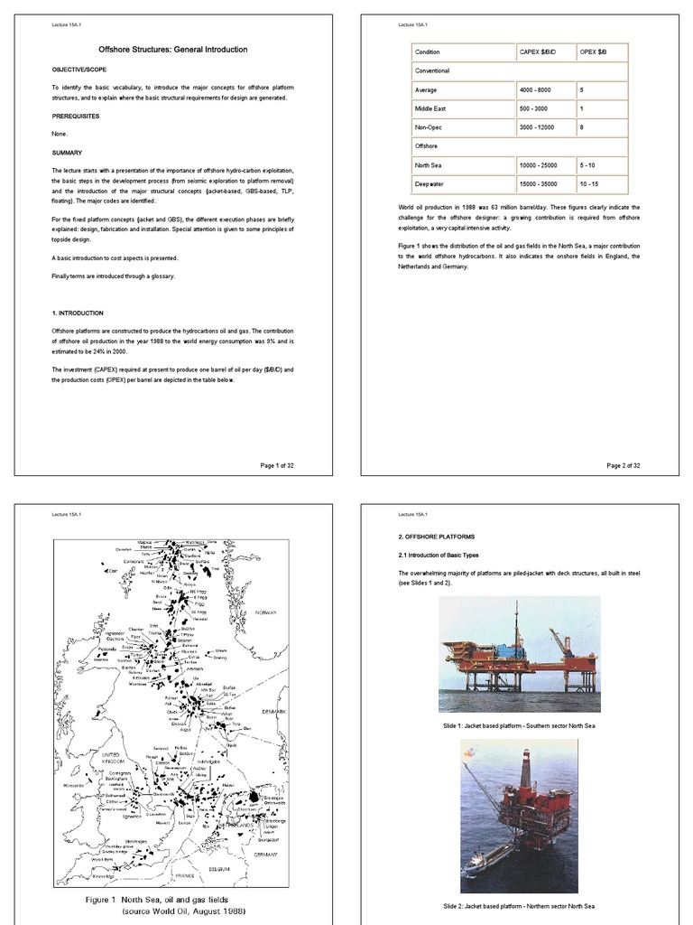Offshore Structure | PDF | Deep Foundation | Offshore Drilling