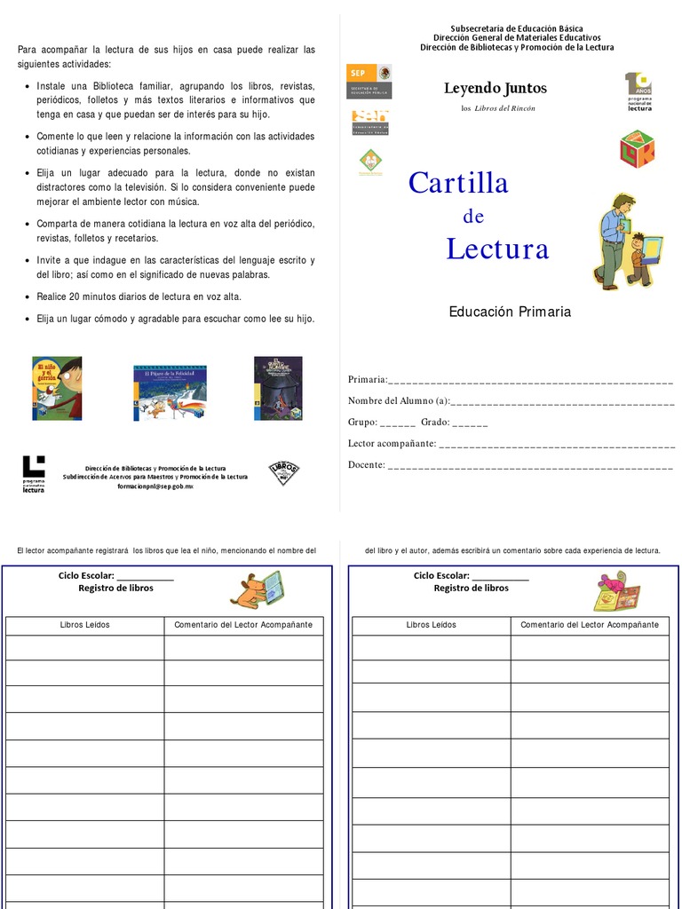 Cartilla de Lectura Primaria