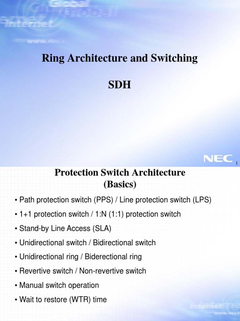 5.SDH Ring | PDF | Physical Layer Protocols | Telecommunications Engineering