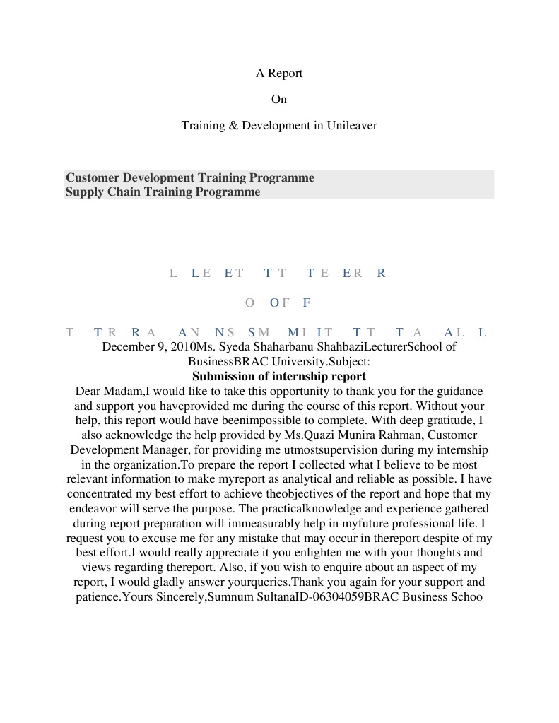 A Report Model | PDF | Business | Cognition