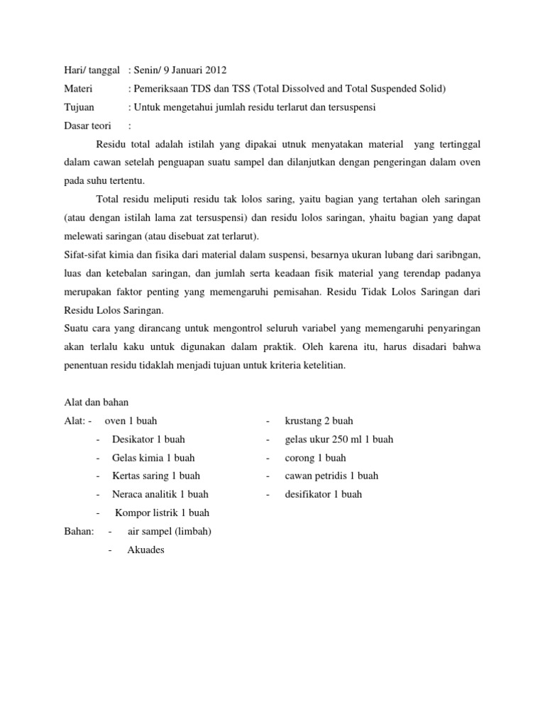 TSS Dan TDS | PDF