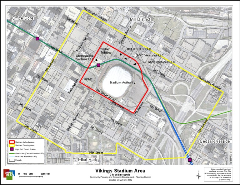 Minneapolis Stadium Planning Area | PDF