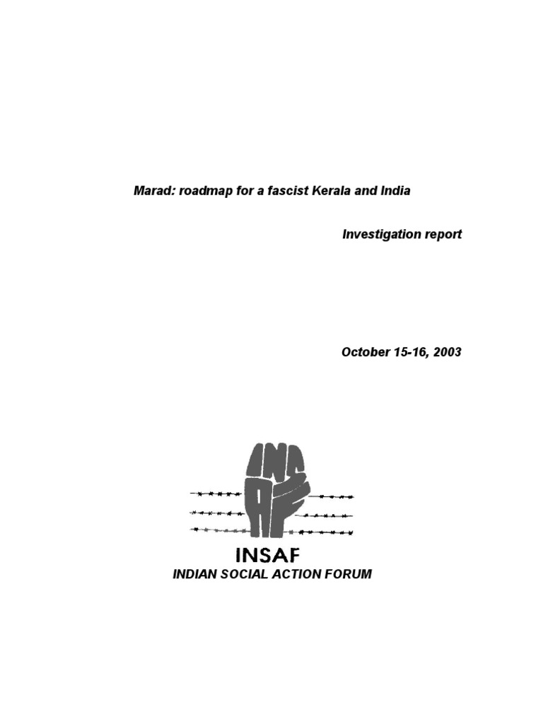 Marad: A Case of Communal Violence in Kerala | PDF | Hindu | Bharatiya ...