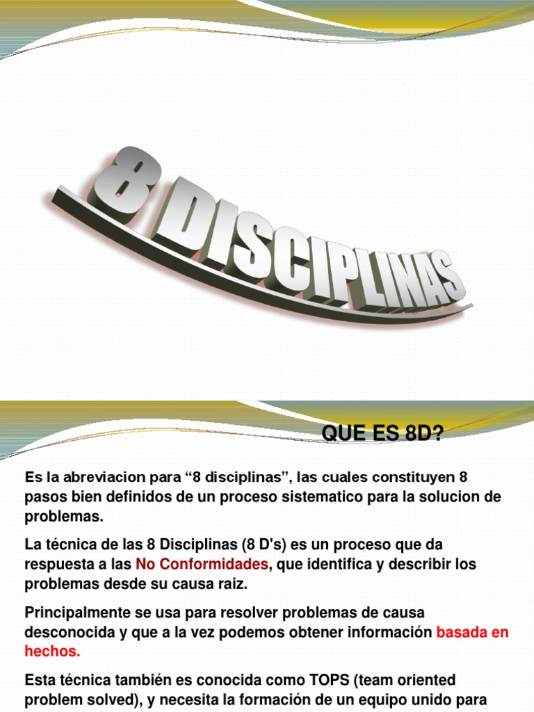 8 Disciplinas R | PDF | Metodología | Planificación