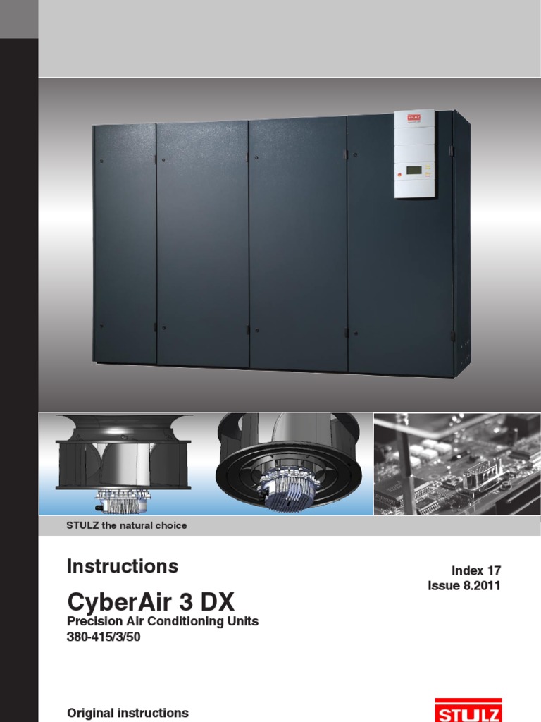 Stulz Cyberair 3 DX 17 0811 en | PDF | Air Conditioning | Humidity