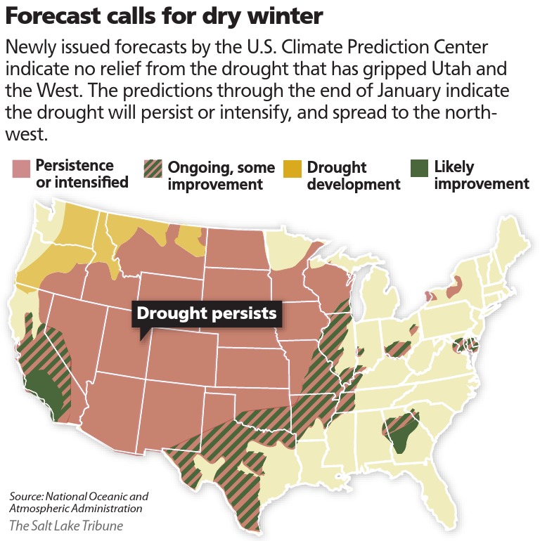Drought Forecast Map | PDF | Drought | Natural Hazards