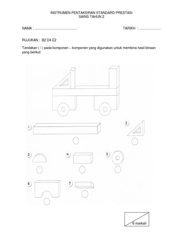 Instrumen Sains Tahun 2 | PDF