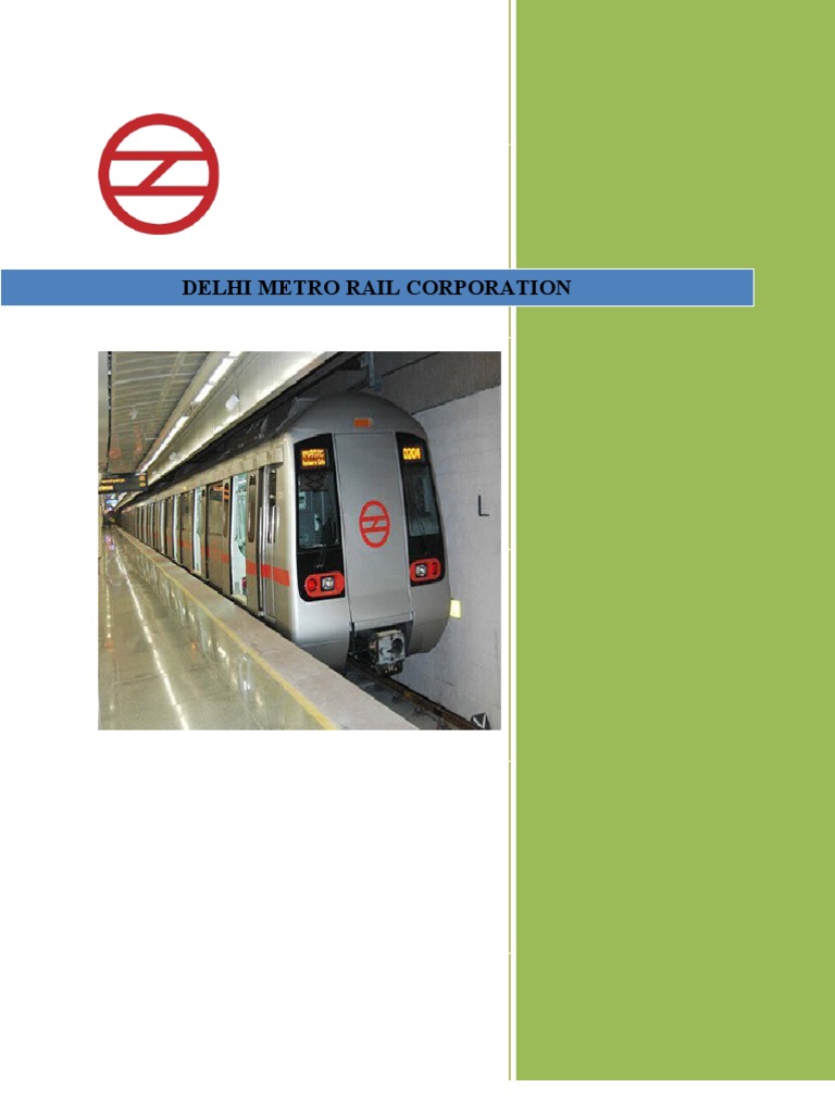 A Project Report On DMRC | PDF | Delhi | Survey Methodology