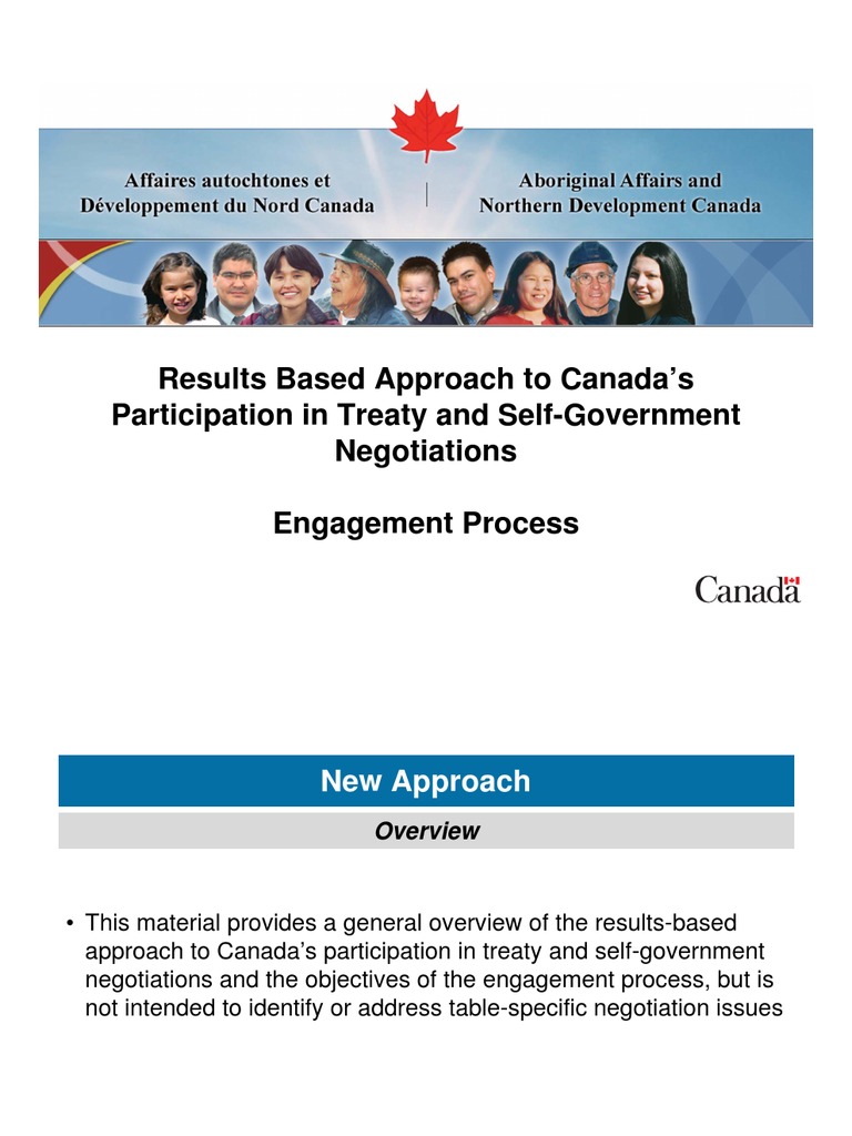 Canada’s Results-Based Treaty Negotiations | PDF | Negotiation | Canada