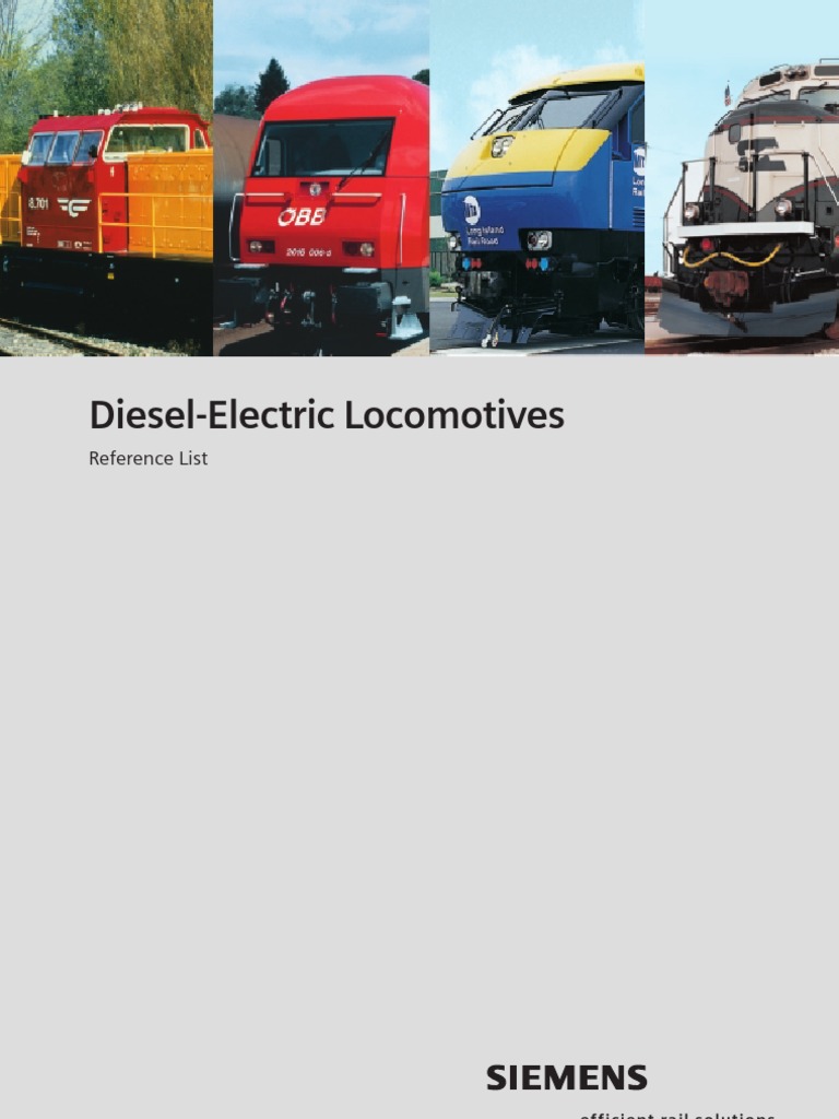 Diesel-Electric Loco-Reference List en | PDF | Locomotives | Rail Transport