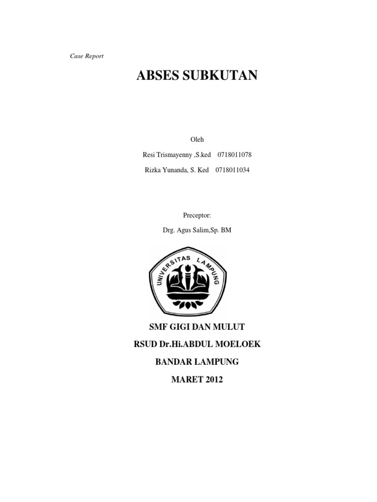 CR Abses Subkutan | PDF