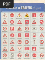 Kuwait Traffic Signs | PDF | Intersection (Road) | Pedestrian Crossing