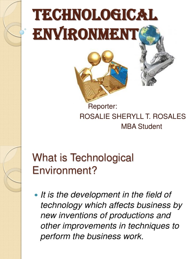 Understanding Technological Environment | PDF