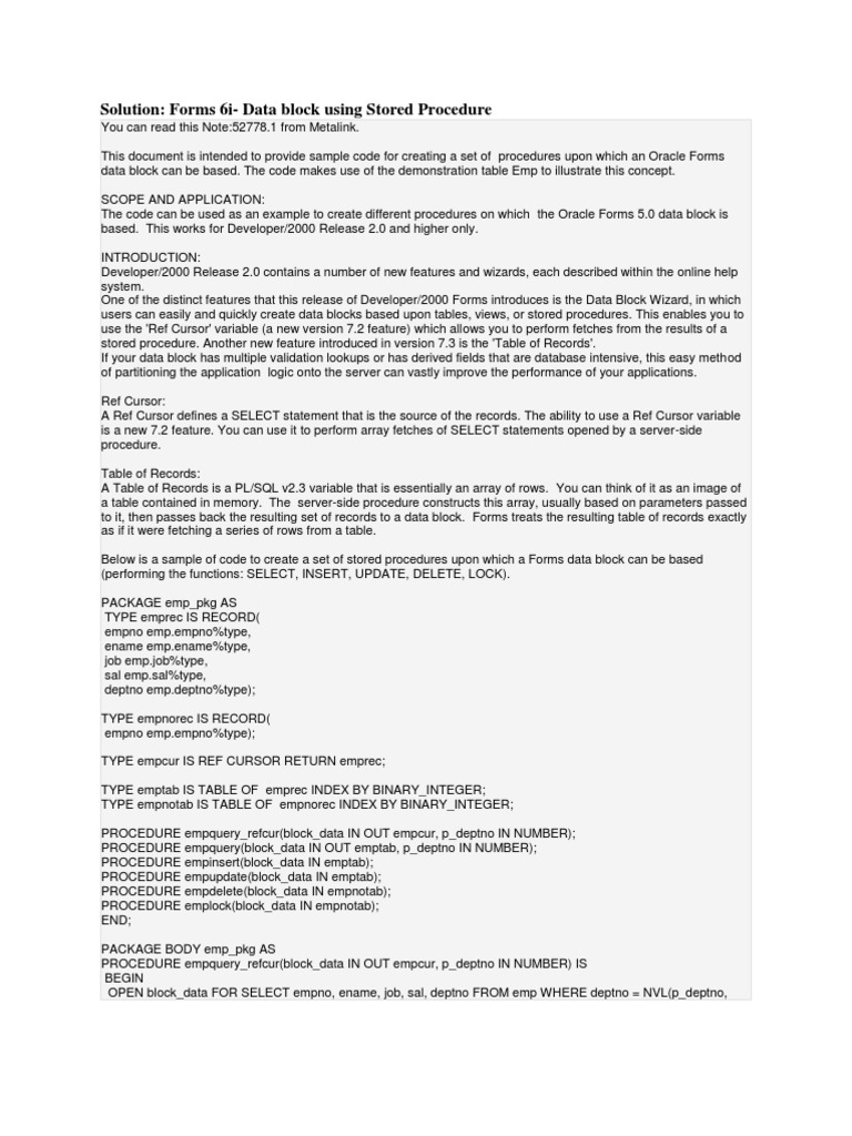 Block by Procedure | PDF | Information Retrieval | Computer Programming