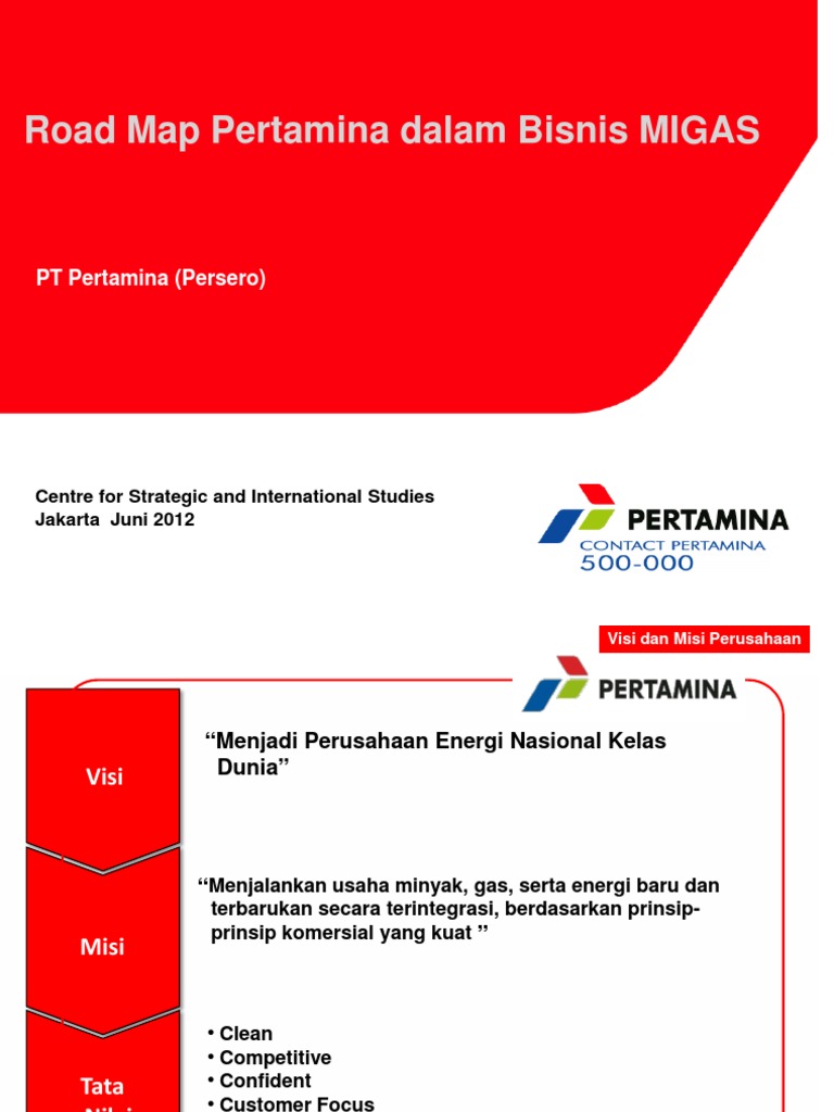 Road Map Pertamina: Strategi Energi 2030 | PDF