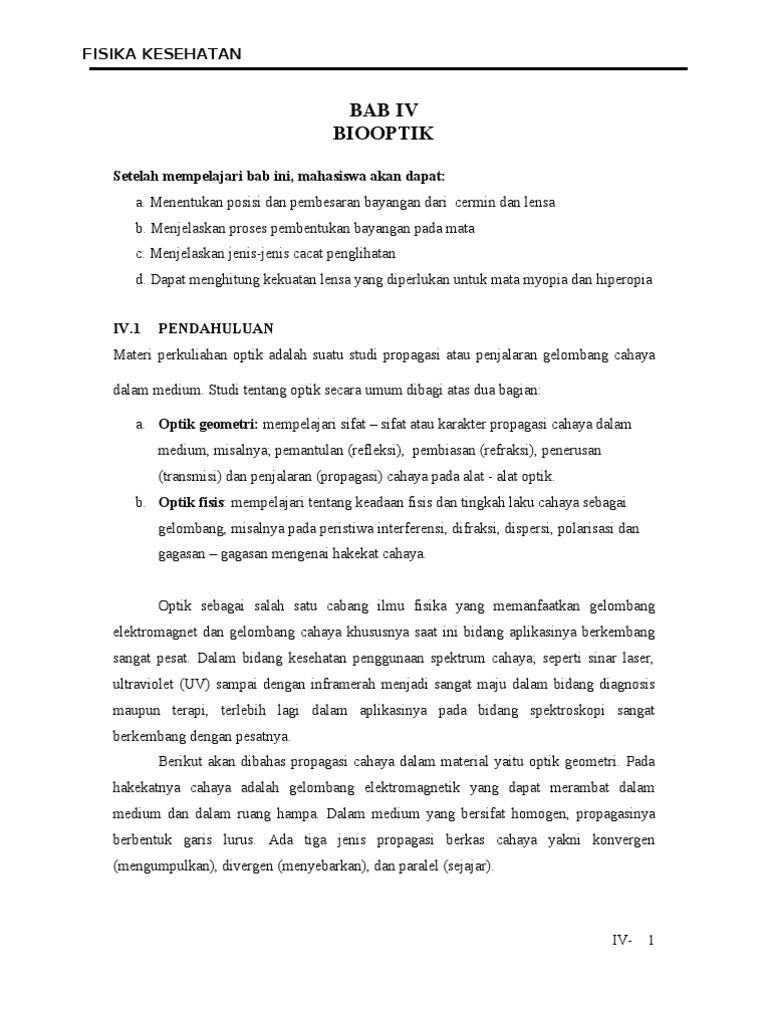 Biooptik | PDF | Metode & Bahan Ajar | Seni