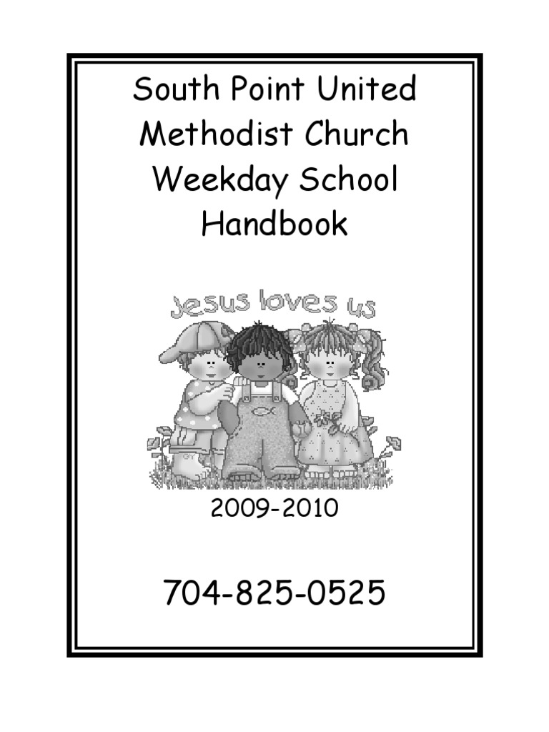South Point United Methodist Church Weekday School Handbook | PDF ...