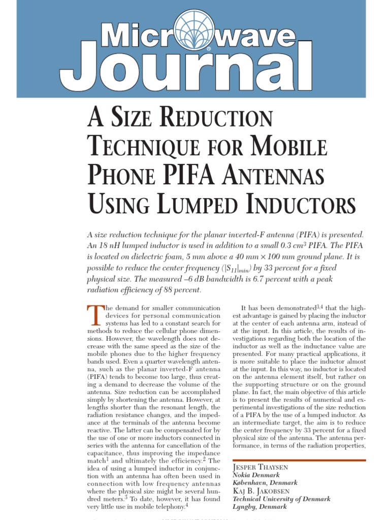 Thay Sen 2005 | PDF | Bandwidth (Signal Processing) | Antenna (Radio)