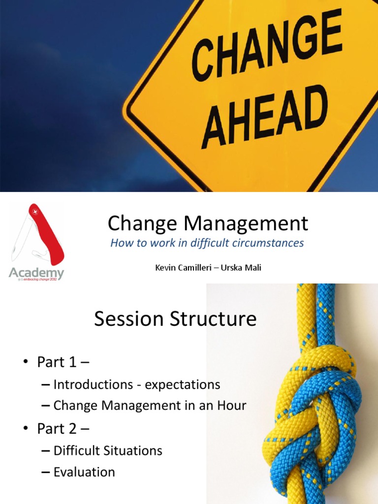 Change Management Presentation | PDF | Change Management | Communication